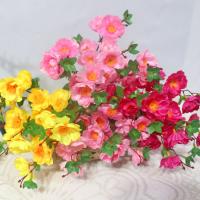 China Wedding, shooting props, indoor and outdoor decoration with realistic peach blossoms for sale