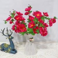 China Wedding, shooting props, indoor and outdoor decoration with realistic peach blossoms for sale