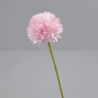 China Hot Sale Artificial Single Chrysanthemum Branch Silk Marigold Ball PingPong Artificial Flowers Bulk Cake Wedding DecorDIY for sale