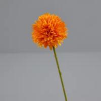 China Hot Sale Artificial Single Chrysanthemum Branch Silk Marigold Ball PingPong Artificial Flowers Bulk Cake Wedding DecorDIY for sale