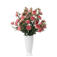 China Multi-head artificial rose home decoration wedding artificial flowers for sale
