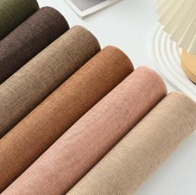 China Bouquet packaging DIY material Linen colored paper Flower packaging paper for sale