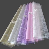 China Wholesale of English lettering matte paper gift wrapping paper, semi-transparent frosted paper, and flower materials for sale