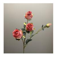 China Retro charred rose artificial flower home decoration, wedding decoration for sale