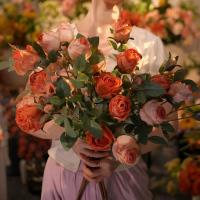 China Retro charred rose artificial flower home decoration, wedding decoration for sale