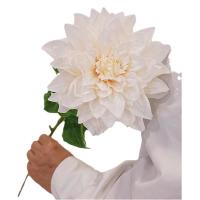 China Home simulation dahlia indoor dining table decoration, artificial flower wedding scene photography props for sale