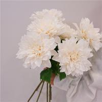 China Home simulation dahlia indoor dining table decoration, artificial flower wedding scene photography props for sale