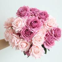 China Simulated small-angled rose wedding flower wall and street sign decoration for sale