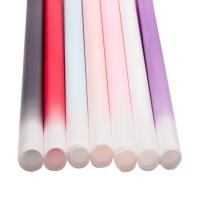 China Wholesale pure color gradient matte paper waterproof semi-transparent flower wrapping paper OPP material bouquet gift wrapping paper for sale