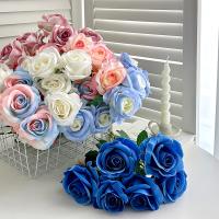 China Rose artificial flower home living room decoration, Valentine's Day artificial flower wedding hall decoration for sale