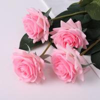 China Rose artificial flower home living room decoration, Valentine's Day artificial flower wedding hall decoration for sale