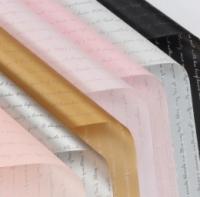 China Small English matte paper, Korean vegetarian paper, flower packaging paper for sale