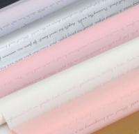 China Small English matte paper, Korean vegetarian paper, flower packaging paper for sale