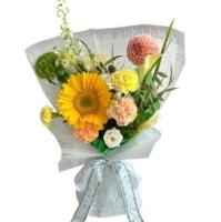China Waterproof Ni Guang Ke woven fabric pattern flower packaging paper for sale
