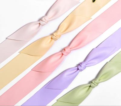 China Korean style milk silk, fully matte ribbon, satin ribbon, bow ribbon, Korean style hair accessories, packaging, floral ribbon for sale