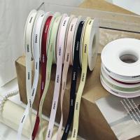 China Xi Hua Mirror English Ribbon Matte High Grade Milk Silk Satin Ribbon Flower Packaging Material Gift Box Handmade DIY Material for sale