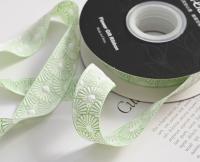 China Ribbon bouquet new relief small shell fabric special floral ribbon flower packaging material flower ribbon for sale
