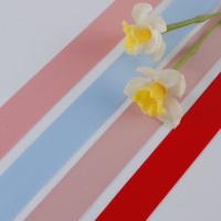 China Manufacturer's three top woven ribbon delicate polyester cotton solid color matte cotton ribbon soft 2cm color flower packaging ribbon for sale
