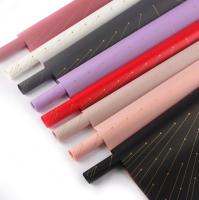 China Milan Paper Love's starting point: High-end gold-embossed flower wrapping paper, bouquet paper, waterproof plastic opp, handmade gift paper for sale