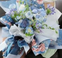 China Waterproof Fragrant Rose Art Paper Flower Packaging Paper for sale