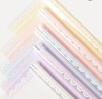 China Petal lace glass paper flower packaging paper for sale