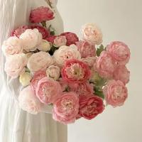 China High Quality Wedding Artificial Flowers Rose Artificial Peony Flowers for Wedding Home Decoration for sale