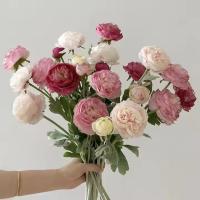 China High Quality Wedding Artificial Flowers Rose Artificial Peony Flowers for Wedding Home Decoration for sale