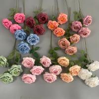 China Rose artificial flower hotel home wedding street sign decoration artificial flower for sale