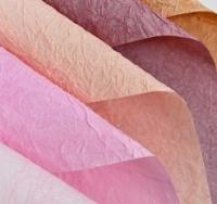 China Handmade Stone Pattern Ink Floating Dyeing Flower Packaging Paper for sale
