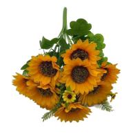 China Simulated sunflowers imitate wedding and festival decoration home ornaments for sale
