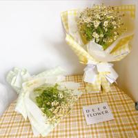 China Summer checkered flower wrapping paper, bouquet wrapping materials, flower shop waterproof checkered, Ouya paper flower art materials for sale