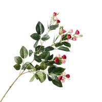 China Simulated rose and small rose table flower arrangement ornaments for hotel wedding decoration for sale