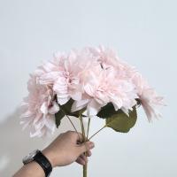 China Dahlia silk flower shooting props, wedding hall table decoration for sale