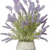 China 42cm Factory Direct Sale Bonsai Plants Lavender for Indoor Decoration Housewarming Gift Artificial Flowers for sale