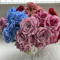 China Artificial rose, fake flower photo props, wedding home decoration for sale