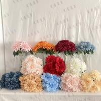 China Wholesale Artificial Wedding Decoration Silk 7 Heads Dahlia Bouquets Flower for sale