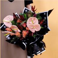 China New high-end brand flower wrapping paper, waterproof art paper, high-end rose wrapping paper, diy materials for flower bouquets in flower shops for sale
