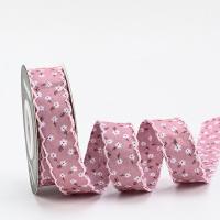 China Bouquet packaging, floral arrangement, flower packaging materials, fabric, small fragrance, small floral fragments, edge cutting ribbons, woven ribbons, flower wrapping ribbons for sale