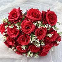 China Ice Heart Corner rose artificial flower wedding festival scene decoration for sale