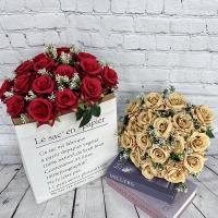 China Ice Heart Corner rose artificial flower wedding festival scene decoration for sale