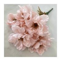 China Dirty pink artificial flower wedding hall decoration artificial flowers, peonies, cherry blossoms and roses for sale