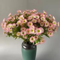 China Marguerite Flower Daisy Bouquet Silk Artificial Daisy Flowers Valentines Flowers Wedding Decor Chamomile for sale