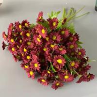 China Marguerite Flower Daisy Bouquet Silk Artificial Daisy Flowers Valentines Flowers Wedding Decor Chamomile for sale