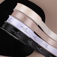 China 2.5 Literary Ribbon English Floral Art Bow Packaging Gift Cake Flower Decoration Bouquet DIY Wholesale for sale