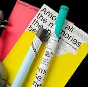 China Vintage English Newspaper Kraft Paper Flower Packaging Paper for sale