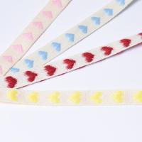 China Love embroidery, gold thread, cotton ribbon, flower bouquet, gift packaging, bow decoration, cotton thread for sale