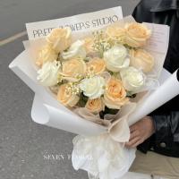 China Simple English flower paper, Instagram popular flower paper, kraft paper, wholesale materials and supplies for flower shops for sale