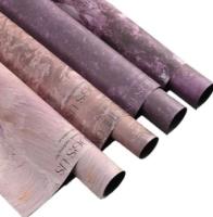 China Plum Purple Sauce Marble Pattern Flower Packaging Paper for sale
