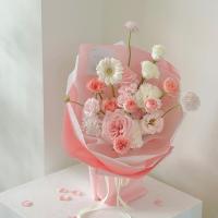 China Flower Love Korean-style thickened solid color paper waterproof flower wrapping paper 8-thread waterproof flower wrapping paper floral art packaging material for sale