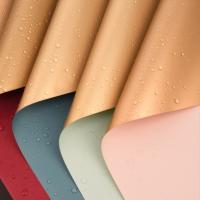 China Factory direct sales of light luxury series double-sided golden paper flower materials, Korean-style bouquet wrapping paper, flower shop wrapping paper for sale